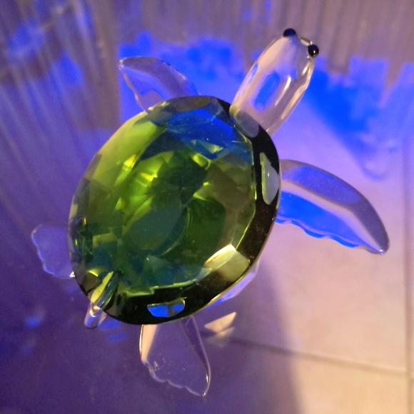 unown | Accents | Crystal Turtle Clear Green | Poshmark